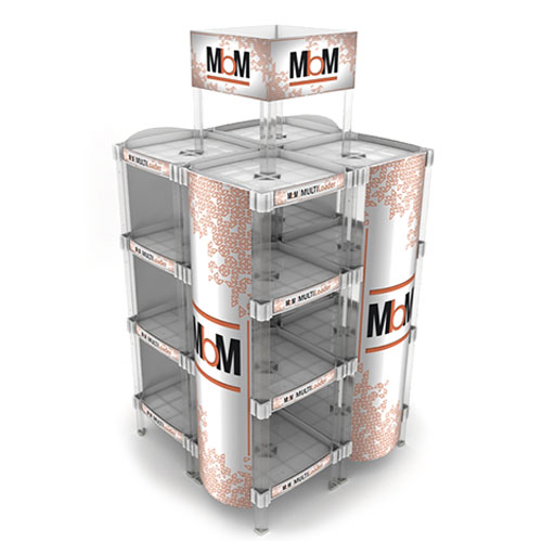 Modular POS Display Stands for beverages and pestrol