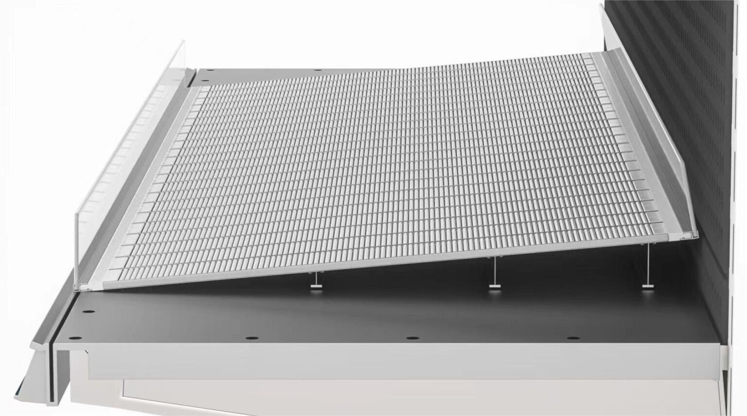 Gravity Shelf Roller Track Overlays with Riser