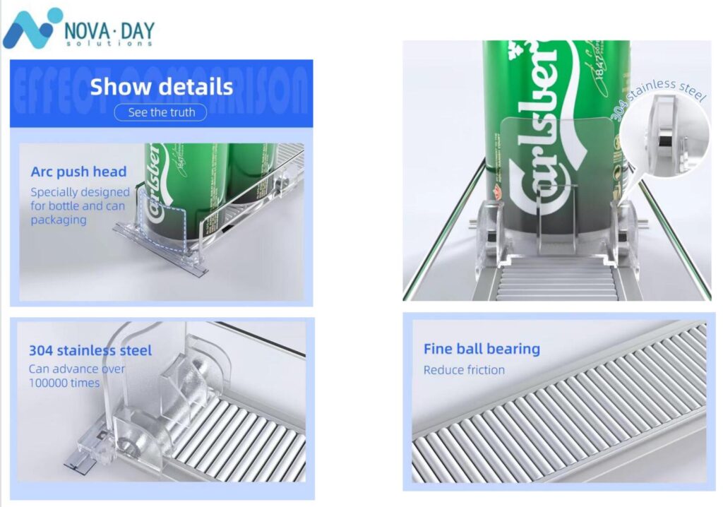 Beverages Plastic Pusher,BEV-PUS-50-Hangzhou Novaday Supply