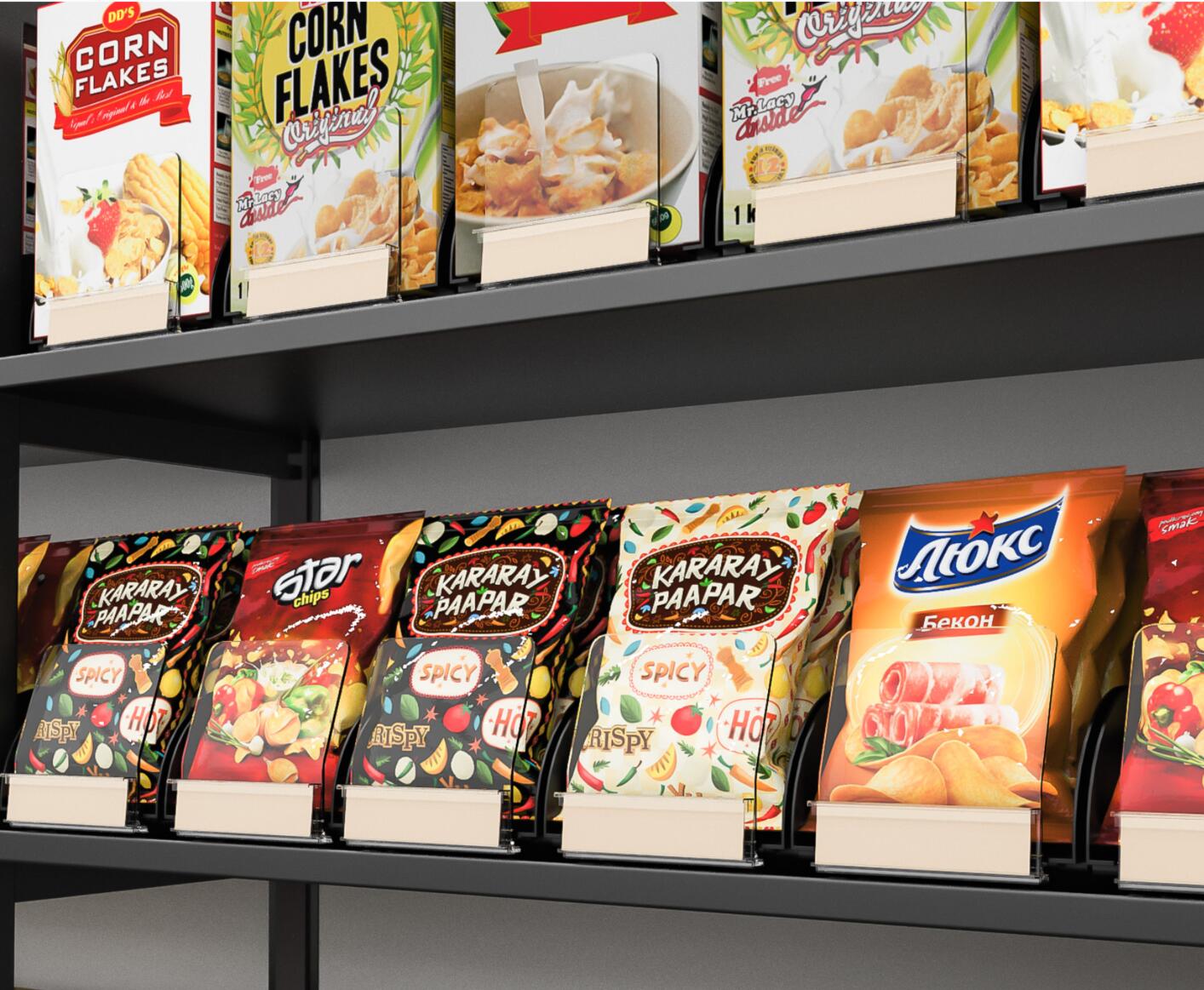 Plastic Point-of-Sales | Plastic shelf label profile strips | Shelf ...