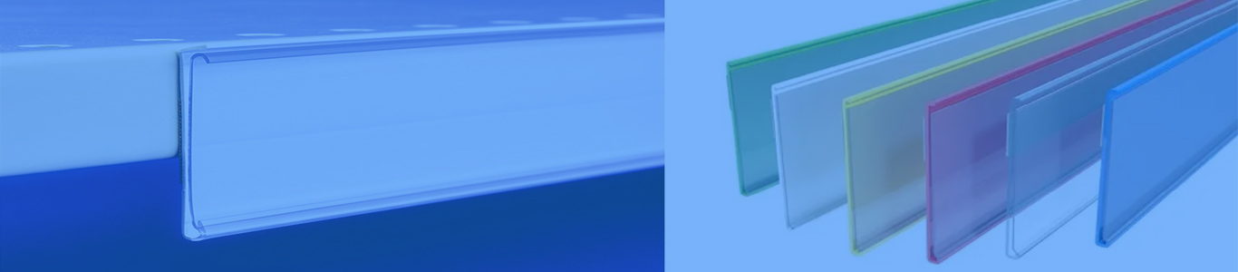 Self Adhesive Shelf Edge Strips | DBR flat strips | Novaday Supply