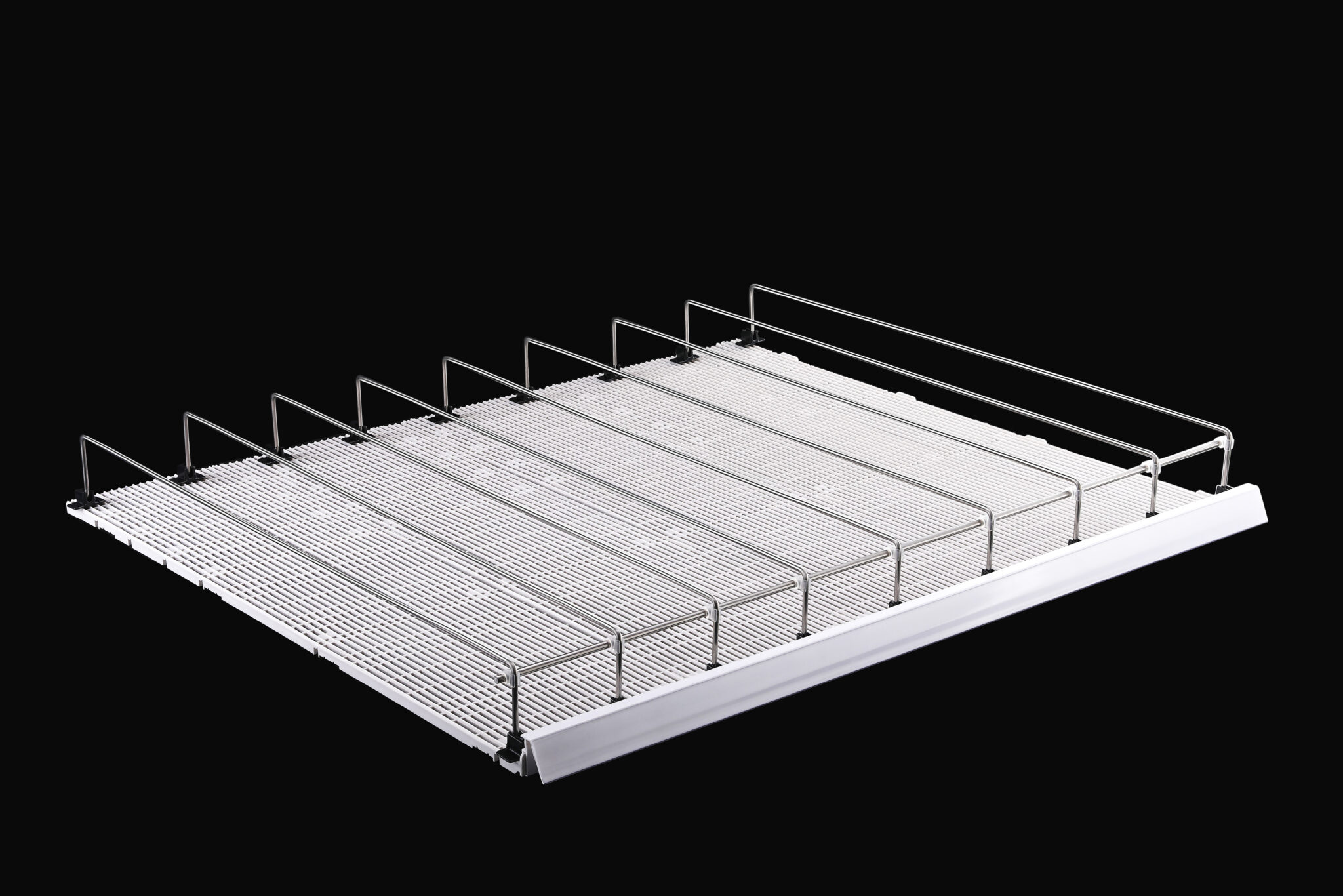 Shelf Gravity Feed Sliding Mat with Metal Dividers-Hangzhou Novaday