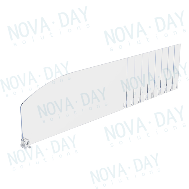 Plastic PET Shelf Dividers,Breakable Plastic Shelf Divider,#DIV120B ...